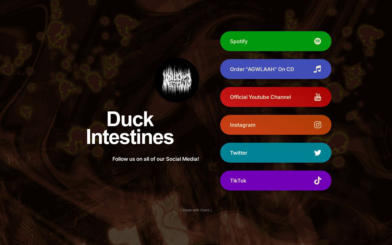 Duck Intestines Carrd